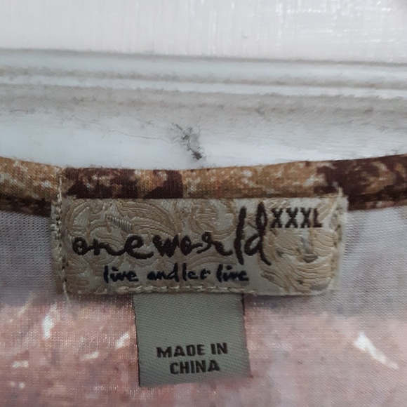 ONE WORLD | Tops | One World Tunic | Poshmark